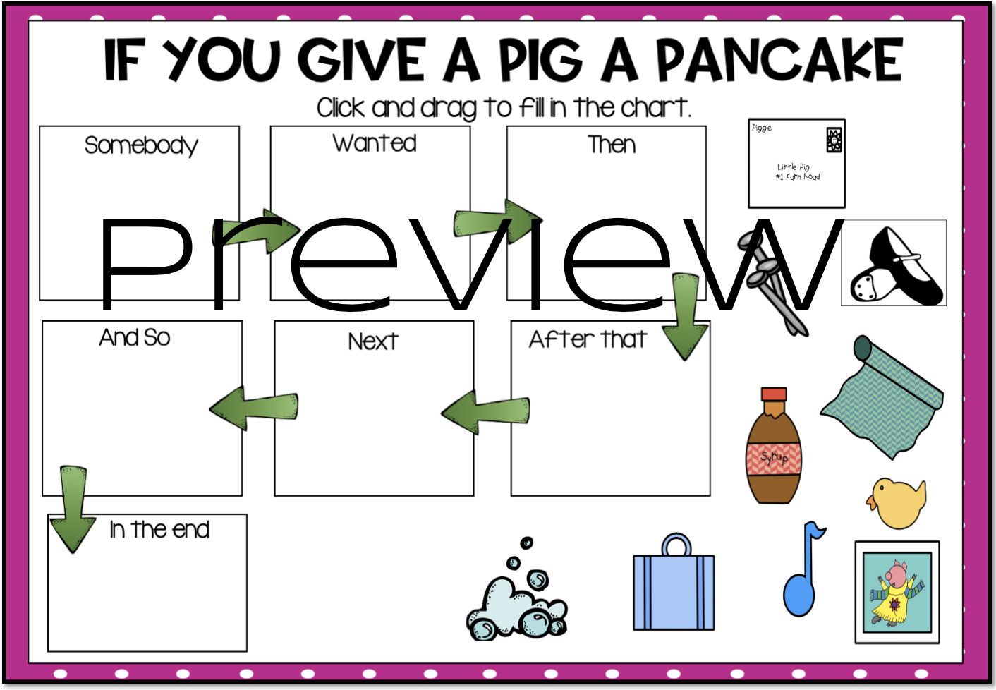 1st Grade Hip Hip Hooray!: If You Give A Pig A Pancake!