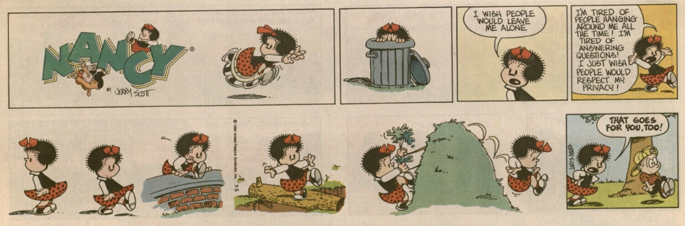 Baking the Baker: Nancy by Jerry Scott