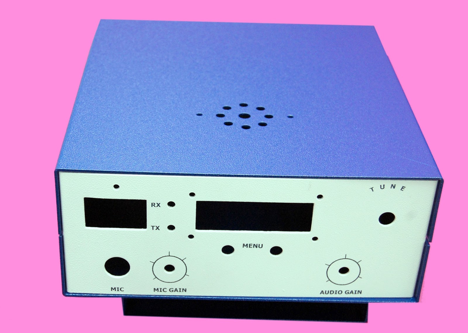 BITX SSB QRP TCVR FOR HAM RADIO: New Color " Pepsi Blue" Case For Bitx ...