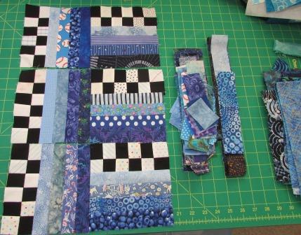 Cathy Tomm Quilts: Rail Fence Checkerboard