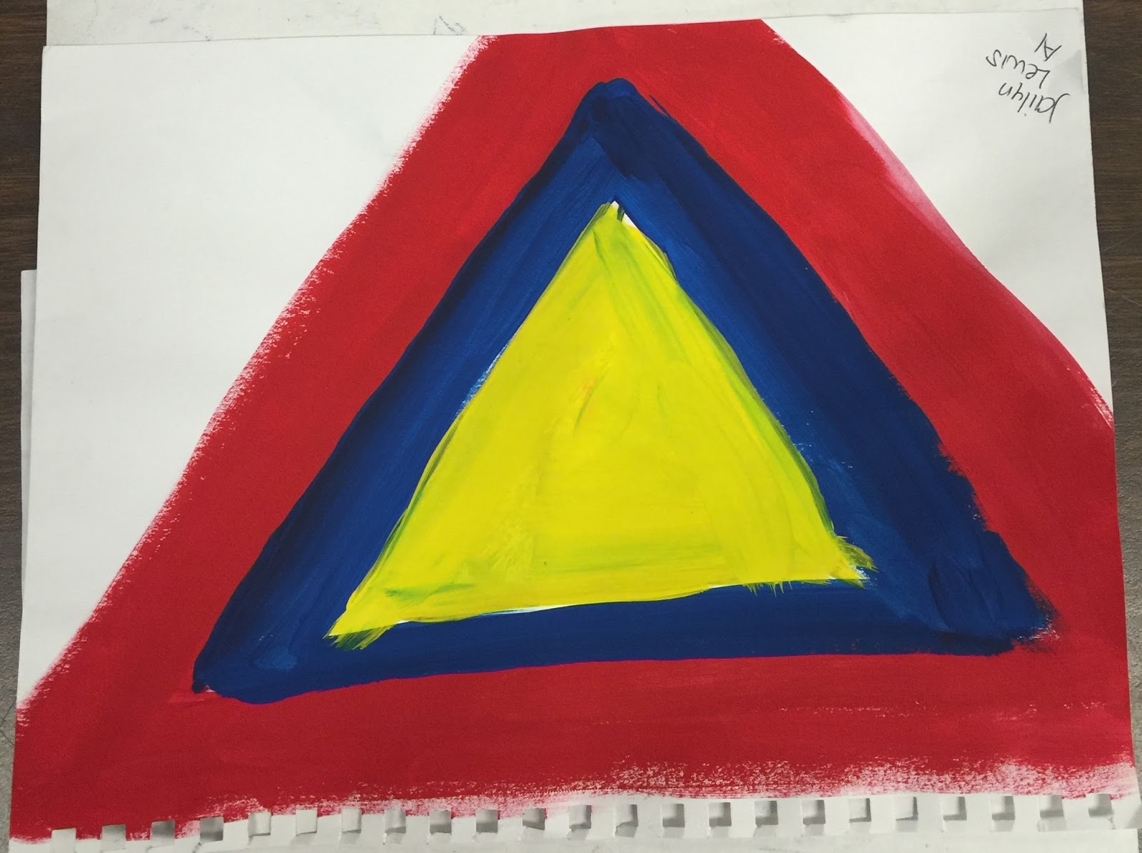 Beauty Behind The Art : Color Triad Drawing