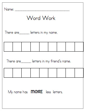 Joyful Learning In KC: Word Work Station