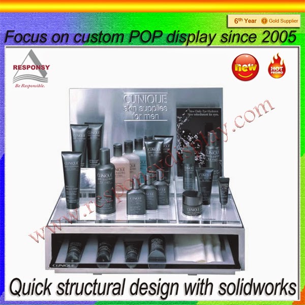 display racks: How to avoid Acrylic cosmetic display racks deformed?