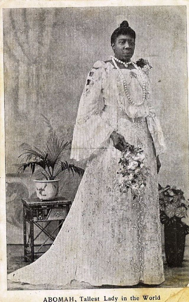 Portraits of MME Abomah “the African Giantess”, the Tallest Lady in the ...