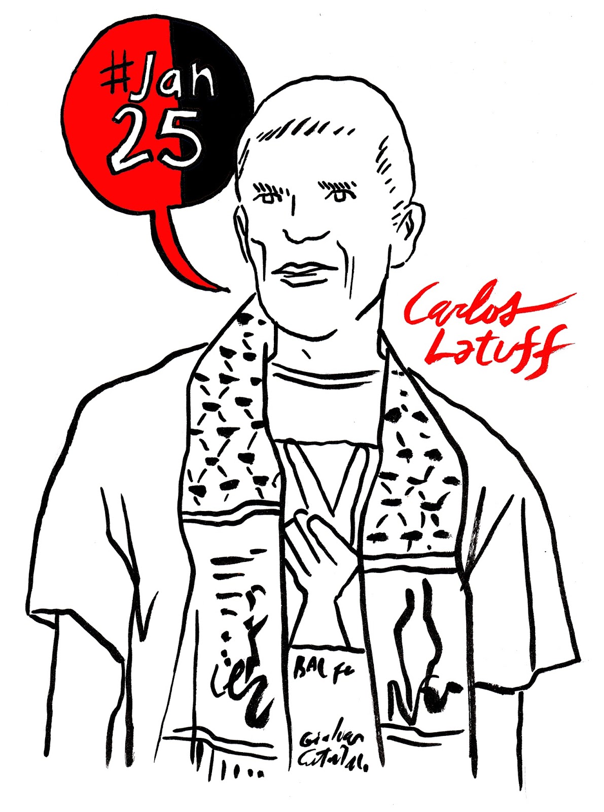 Carlos Latuff - #jan25 - ChannelDraw