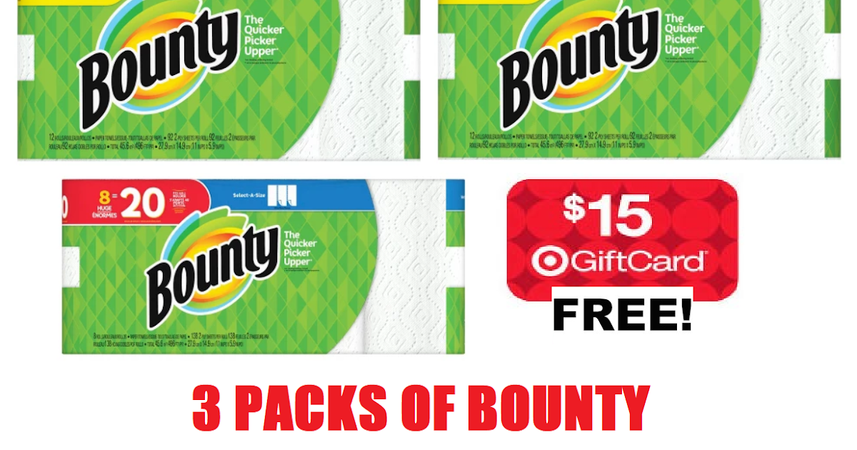 BOUNTY STOCK UP PRICE! 3 Packs of 12 Bounty Mega Rolls (= 20 Regular ...