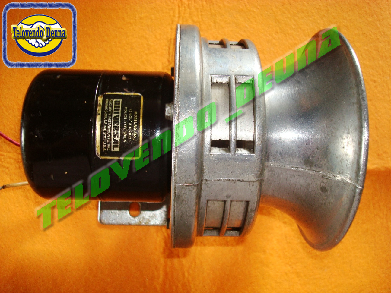 Te Lo Vendo De Una.: Sirena Clásica Para Vehículos Tipo Policíaca ...