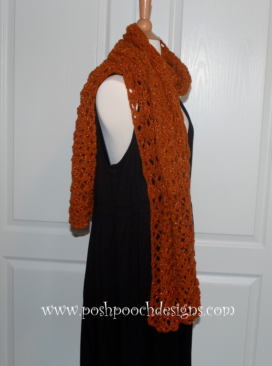 Posh Pooch Designs : Lacy Gold Wrap Shawl Free Crochet Pattern | Posh ...