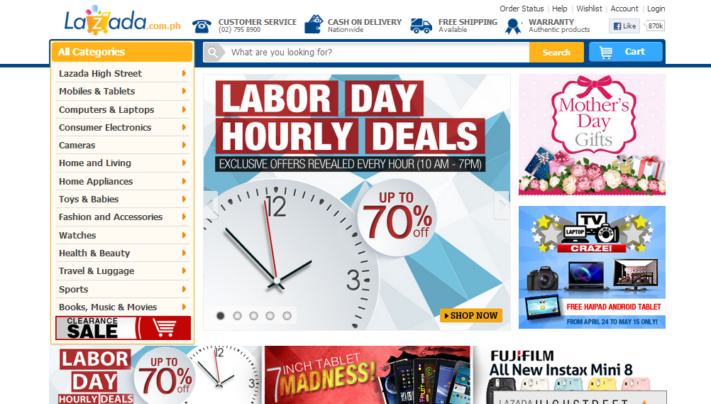 Lazada: Philippines' Online Shopping Mall: Lazada Online Shopping Mall ...