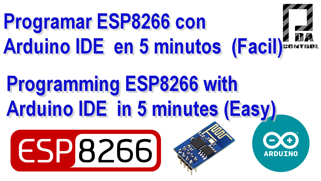 Esp8266 Program With Arduino Ide In 5 Minutes Pdacontrol