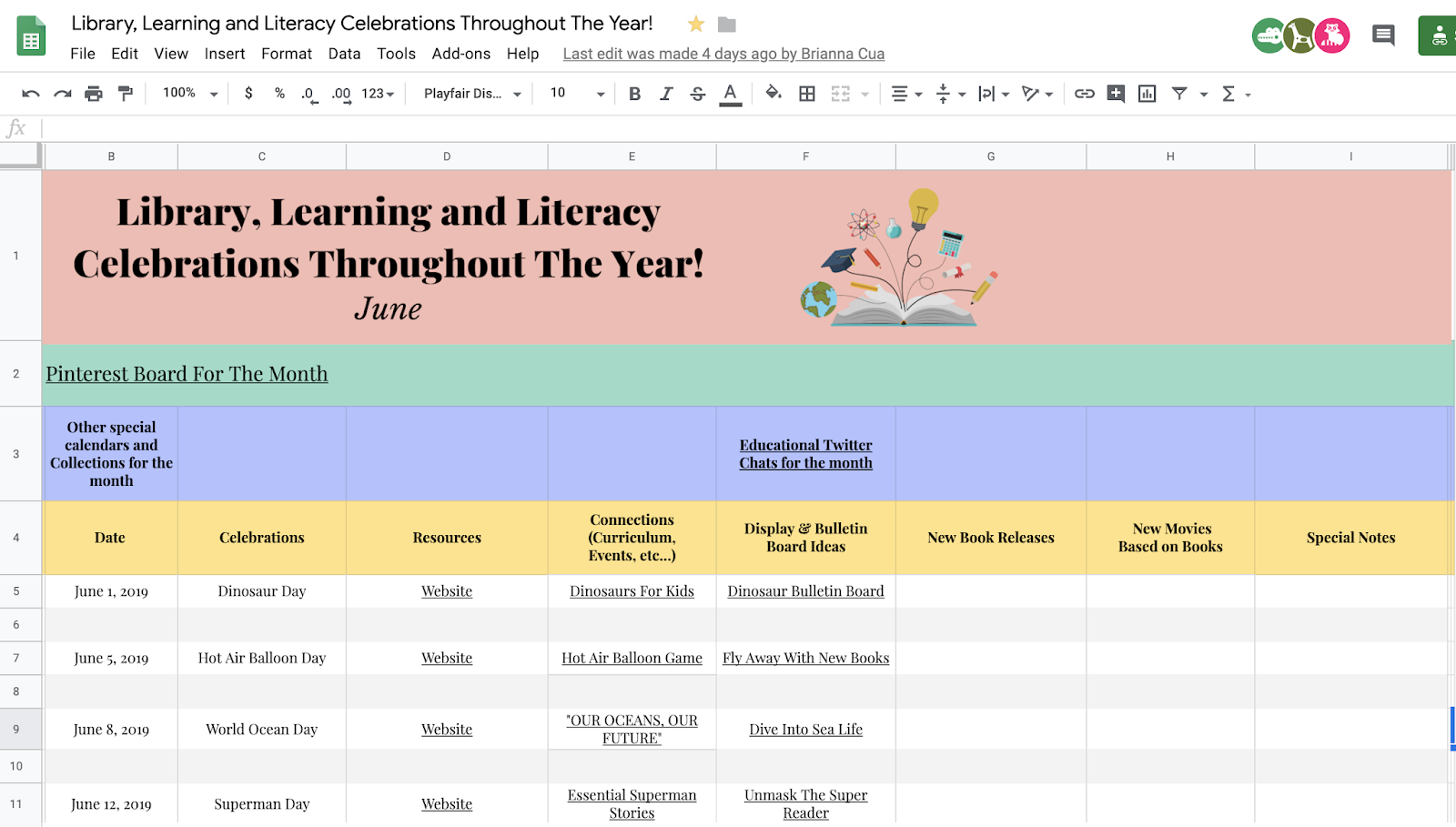 The Library Voice: BIG UPDATE to....Library Celebrations & Reading ...