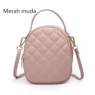 Tas Zara Wanita - Merah Muda - LIN$TORE
