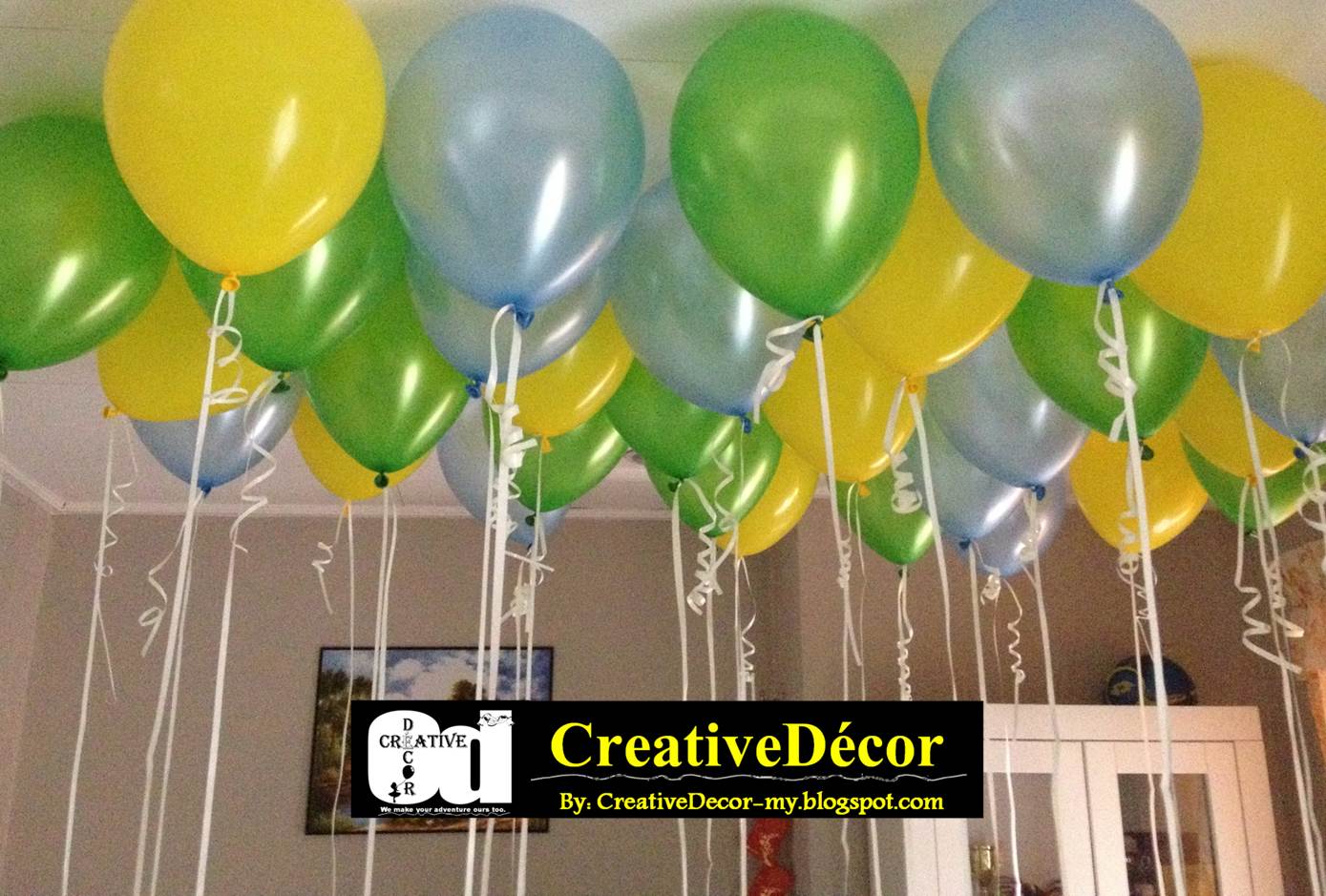 CreativeDécor by Vincent: PRODUCT - CEILING BALLOON DECORATION