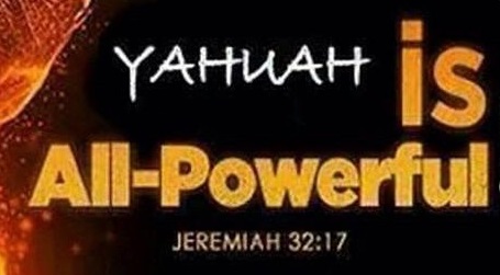 True Fruit Bearers: Power is Yahuah