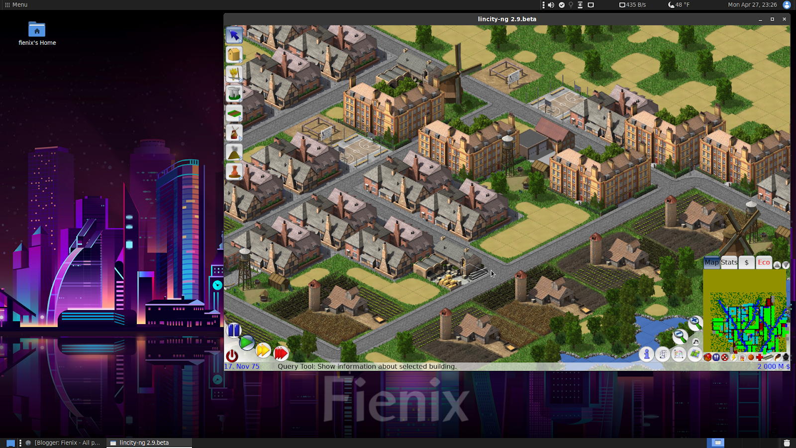 Fienix: screenshots