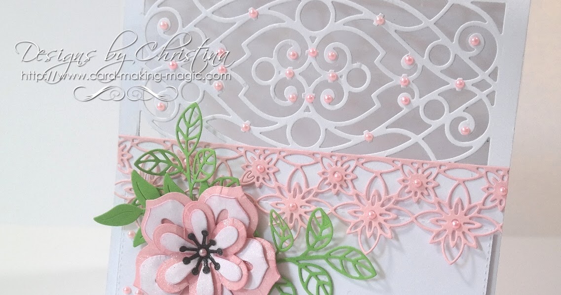 Flowers, Ribbons and Pearls: Perfect Panels & Lovely Layers - Square Card