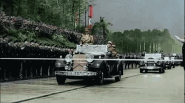 World War II in Pictures: Driving With Hitler