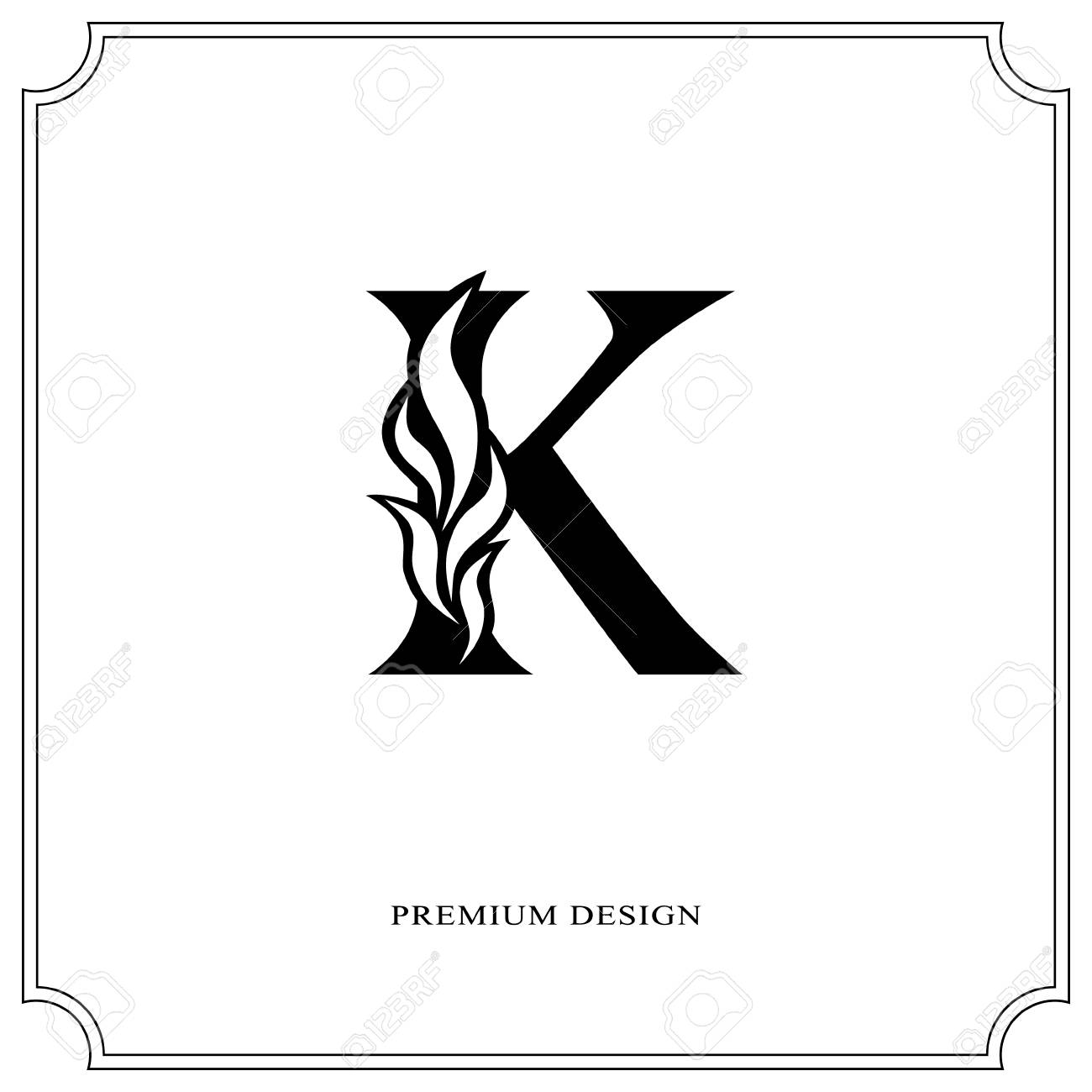 Letter K In Different Styles Clipart - Letter Format