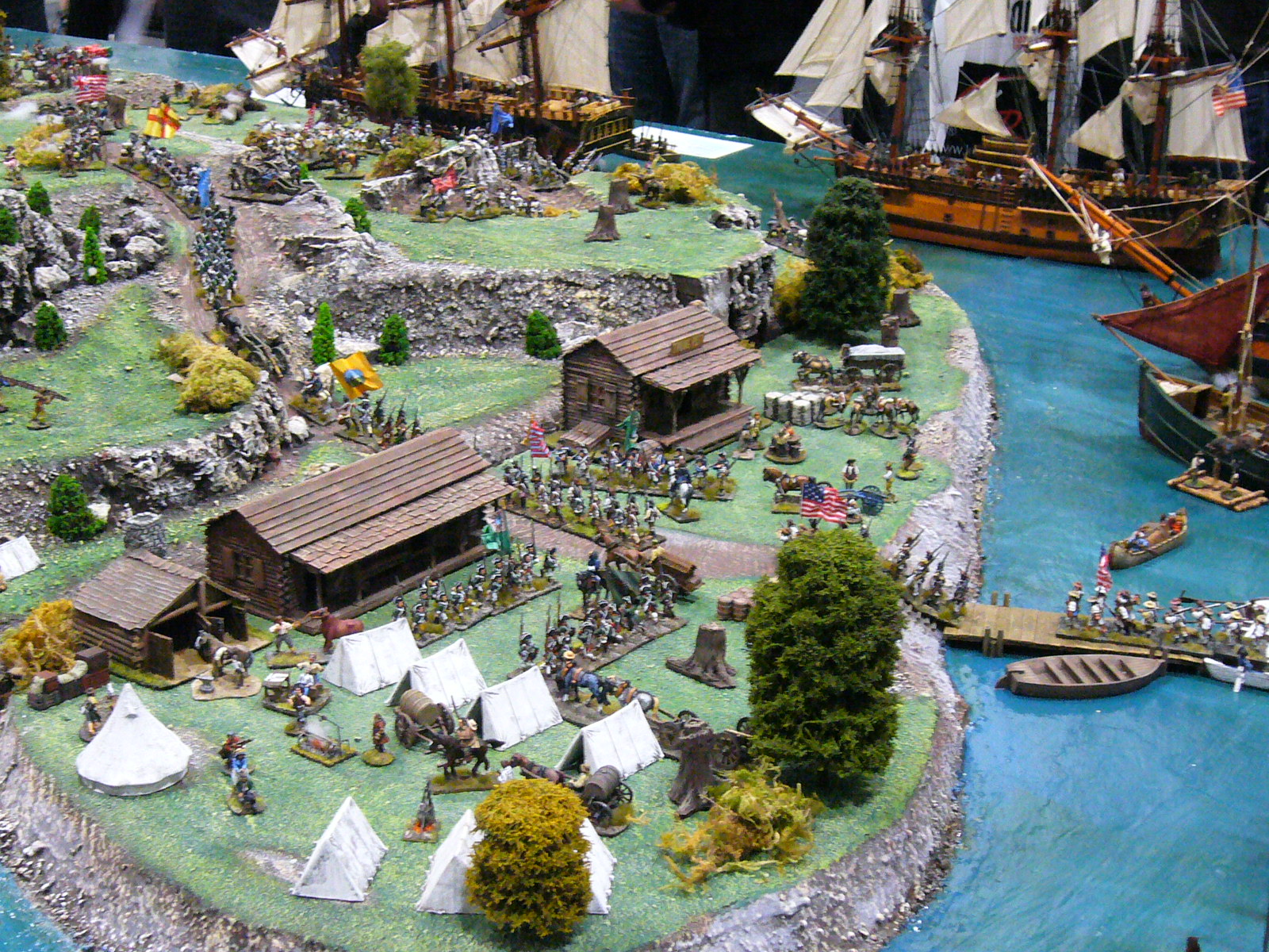 History in 1/72: A very interesting AWI Diorama in 28mm at the Salute