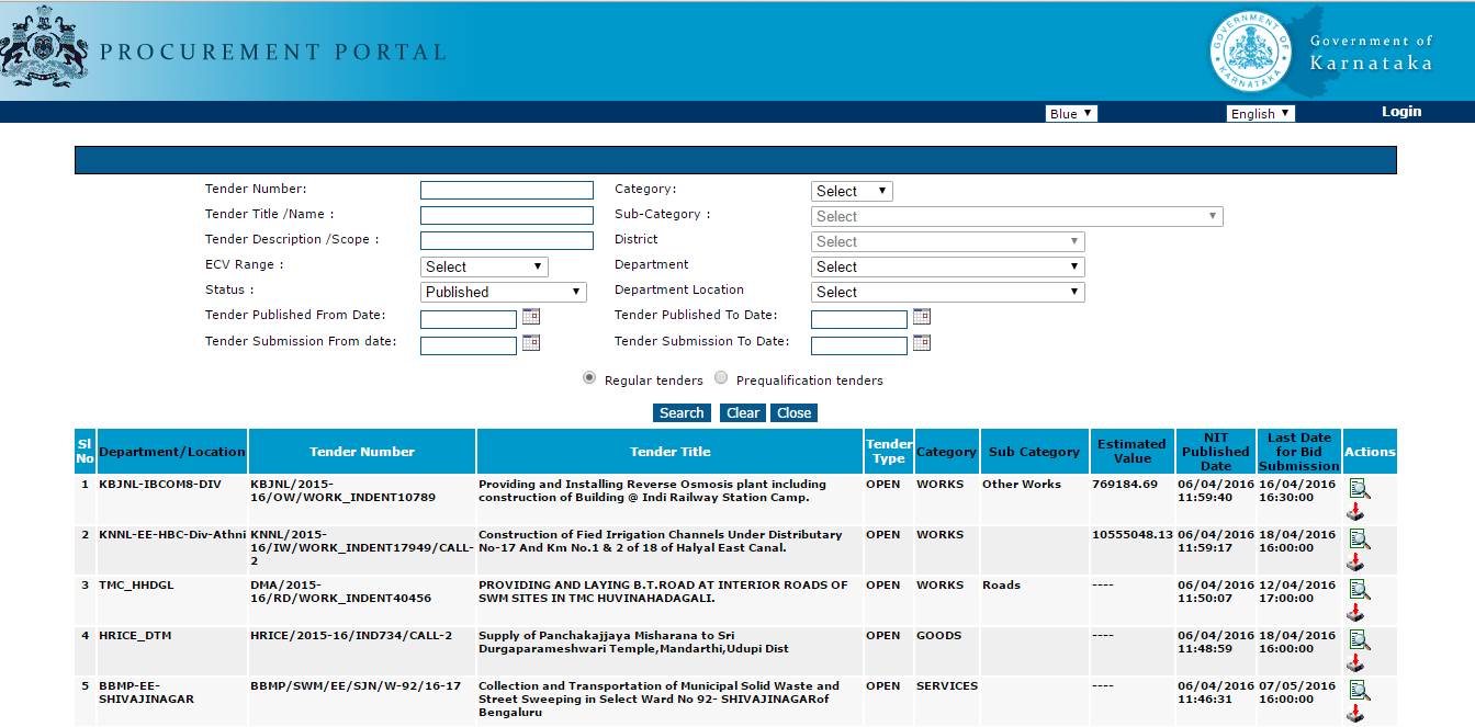 Eprocurement Portal