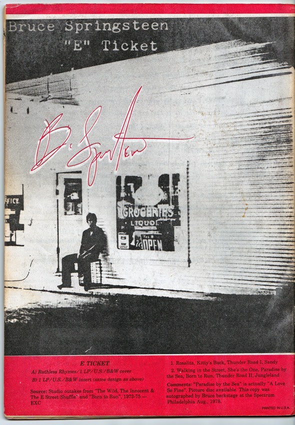Vinyl Hunting & Collecting: a Bruce Springsteen record collector's log ...