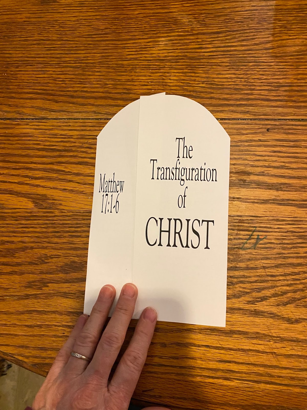 Sunday School Fun: Transfiguration of Christ