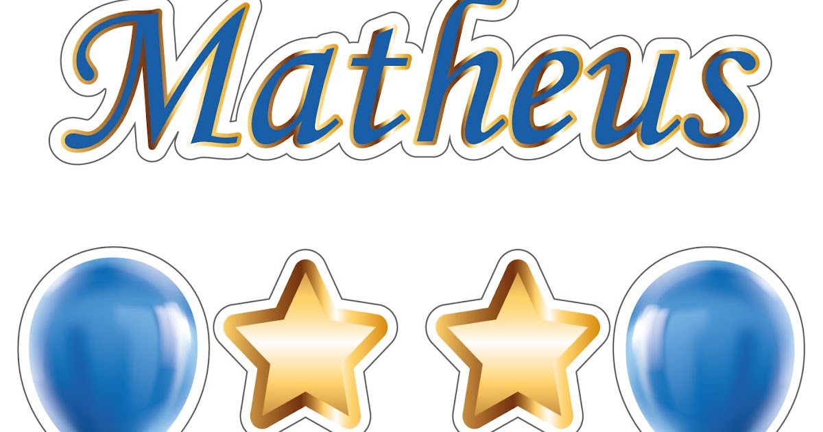 Nome Matheus Para Imprimir - RETOEDU