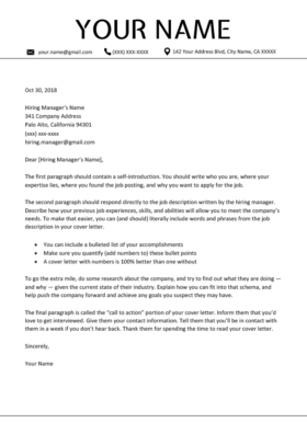 Cover Letter First Paragraph ~ Resume Letter