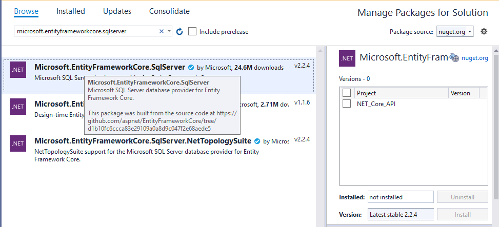 Crm Hub Create Web Api With Entity Framework Code First Approach In Aspnet Core Part 2