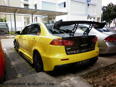 Autoshow Pic: Modified Mitsubishi Lancer EX