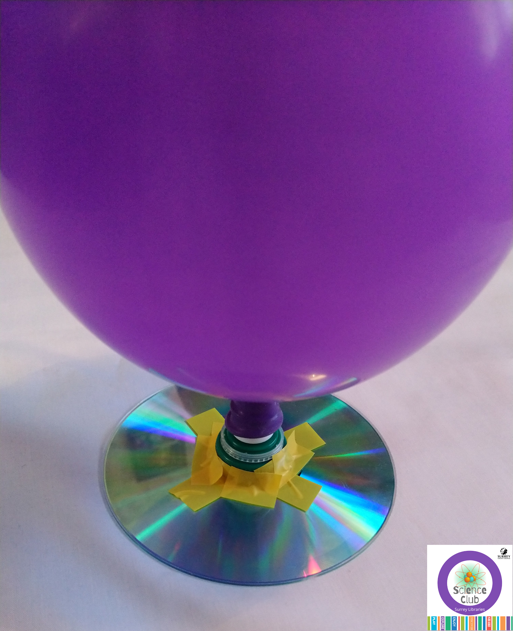 Surrey Library Lab: Make a Balloon Hovercraft