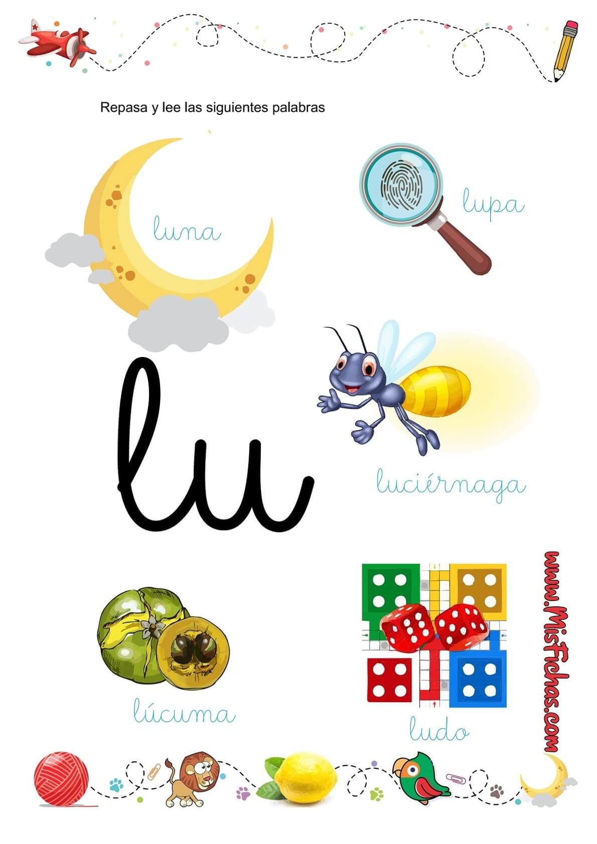 Fichas para Sílabas La Le Li Lo Lu | Materiales Educativos para Maestras