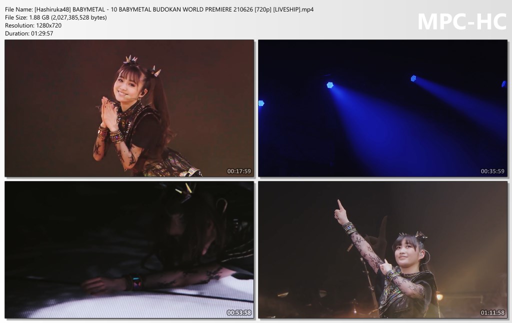 BABYMETAL - 10 BABYMETAL BUDOKAN WORLD PREMIERE 210626 (LIVESHIP) - Hashiruka48