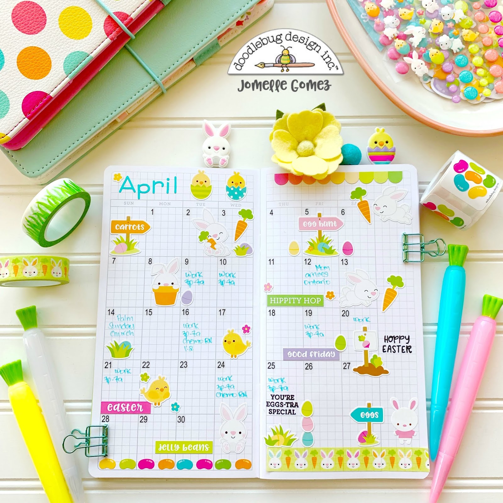 Doodlebug Design Inc Blog: HOPPY EASTER | Daily Doodles Travel Planner ...