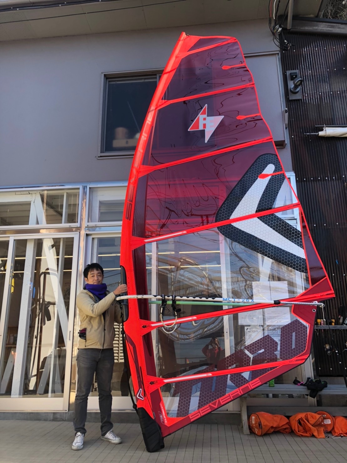 New Sail GET!! ようやく届きました、Severne Turbo 2021