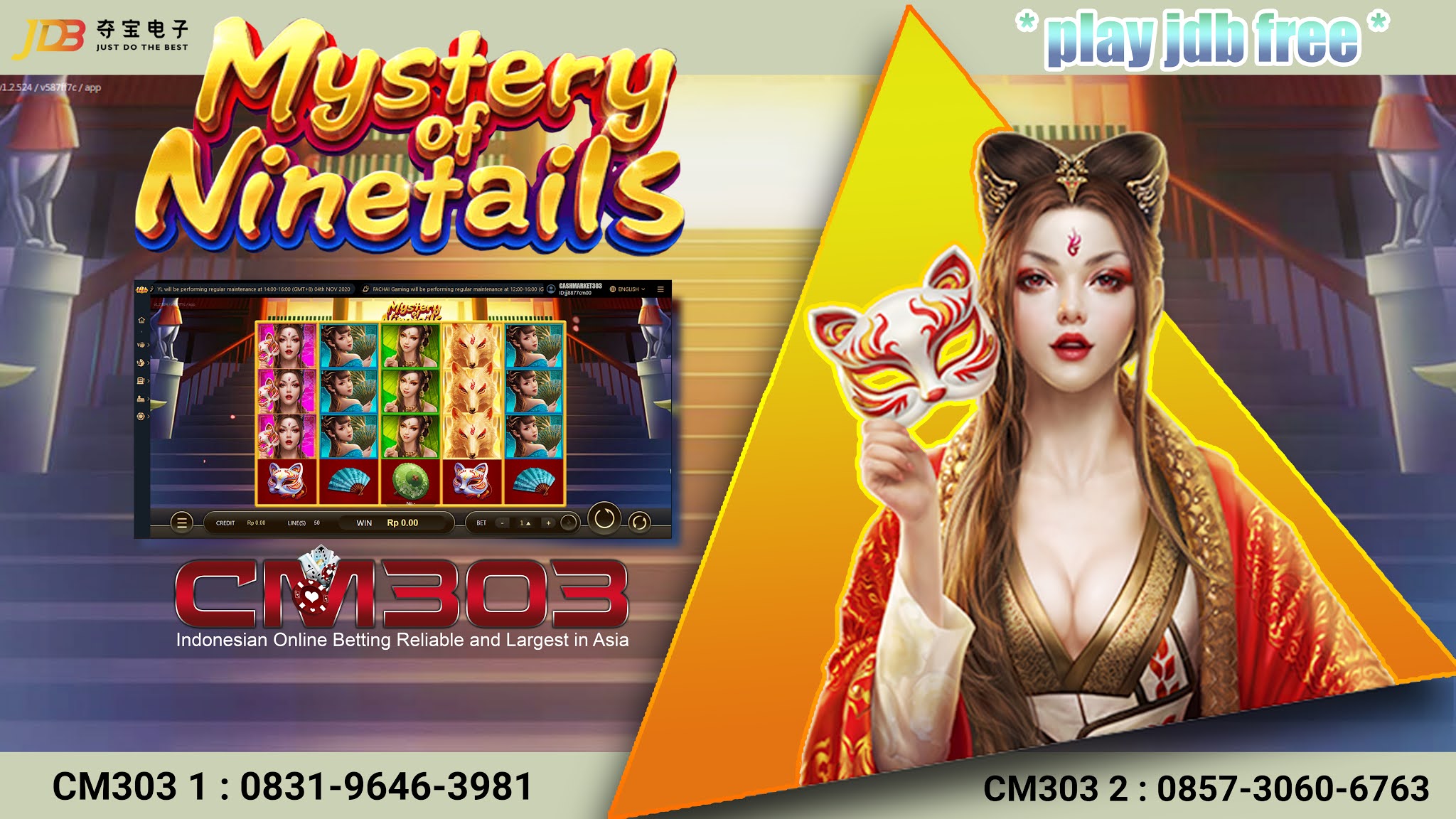 Download Fafaslot Jackpot Mesin Slot CM303 Terbanyak - CM303 PRO