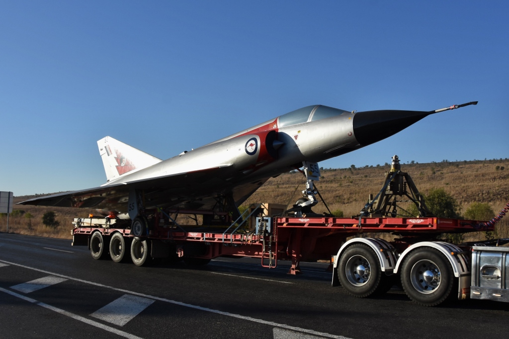 Central Queensland Plane Spotting: Restored RAAF Mirage fighter A3-55 ...