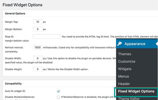 How to create Responsive sticky[fixed] sidebar widget for blogger/Wordpress