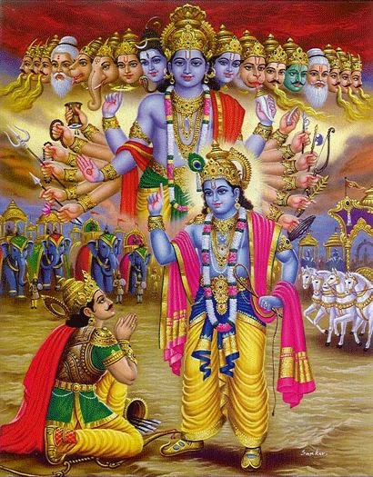 TELUGU WEB WORLD: LORD SRI KRISHNA - VISWAROOPAM IN TELUGU