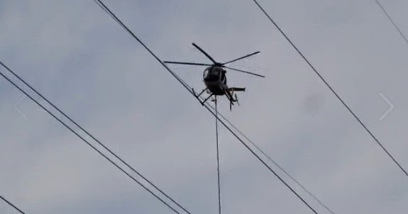 How Helicopters Trim Trees (Video) - Best Right Way