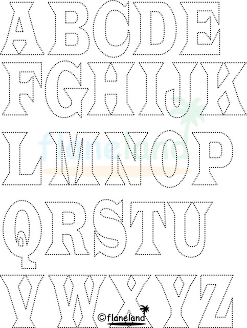 POLA HURUF ALPHABET - Flaneland