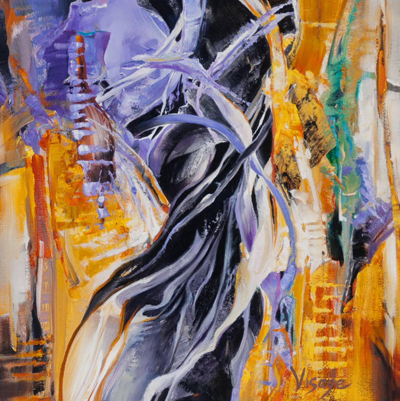 Pintura Moderna y Fotografía Artística : Cuadros Abstractos al Óleo