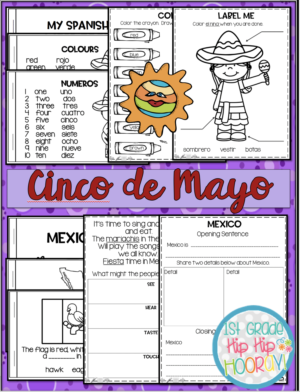 1st Grade Hip Hip Hooray!: Cinco de Mayo...A Mexican Fiesta for the ...