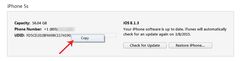 Find iPhone, iPod touch or iPad’s Unique ID (UDID) for iOS Development ...
