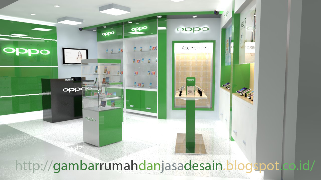 DESAIN INTERIOR TOKO HANDPHONE / SMARTPHONE
