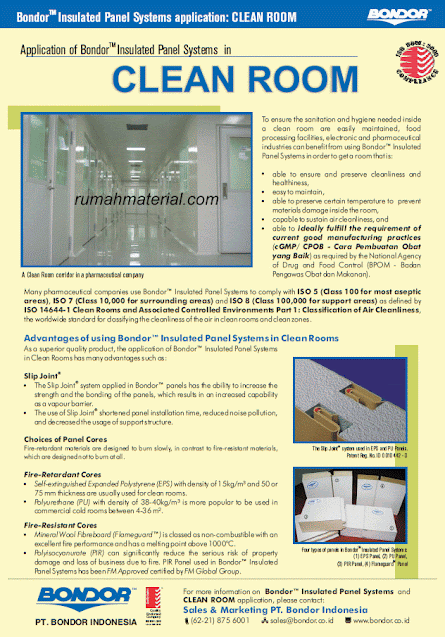 Insulated Sandwich Panel BONDOR - Rumah Material