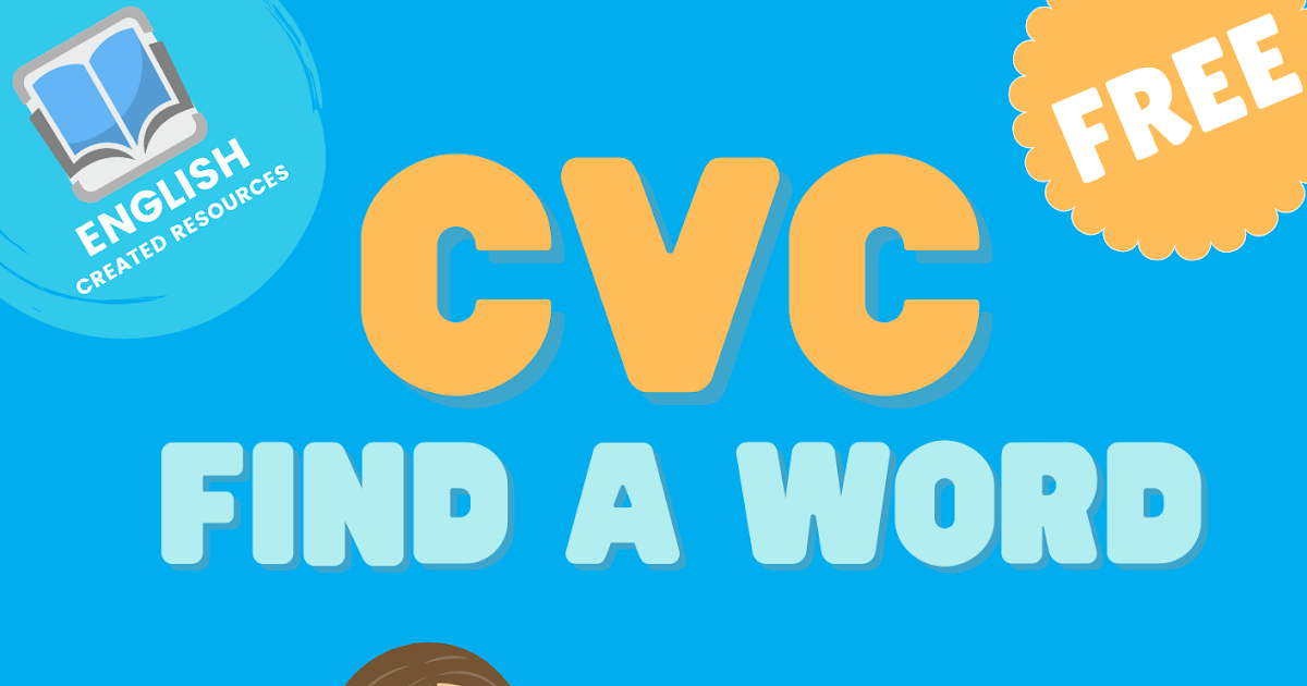 CVC Find A Word Worksheets