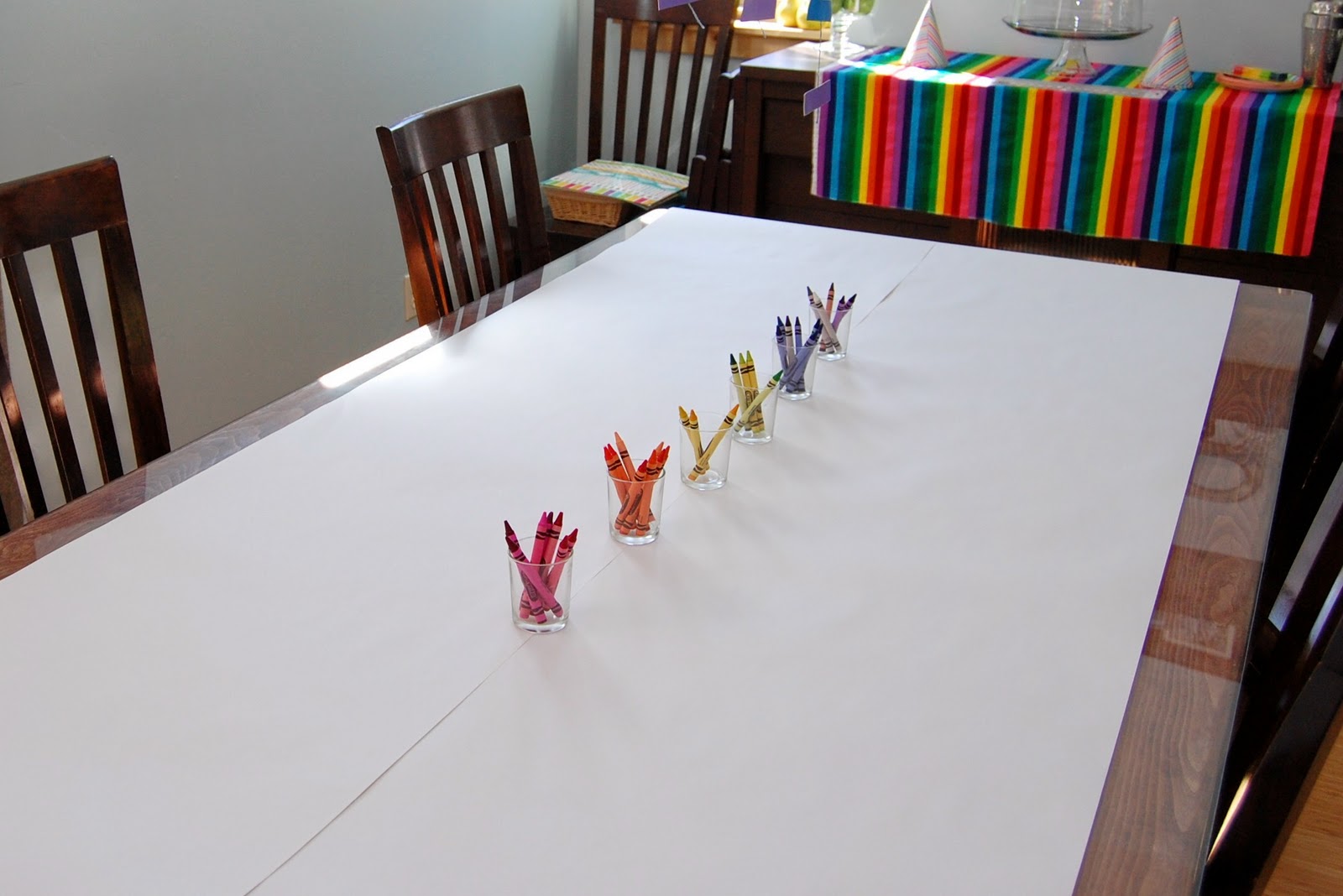 "C" is for Crafty: Rainbow Birthday Party
