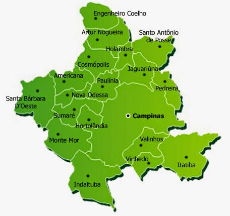 Geoblogger: Região Metropolitana de Campinas - RMC