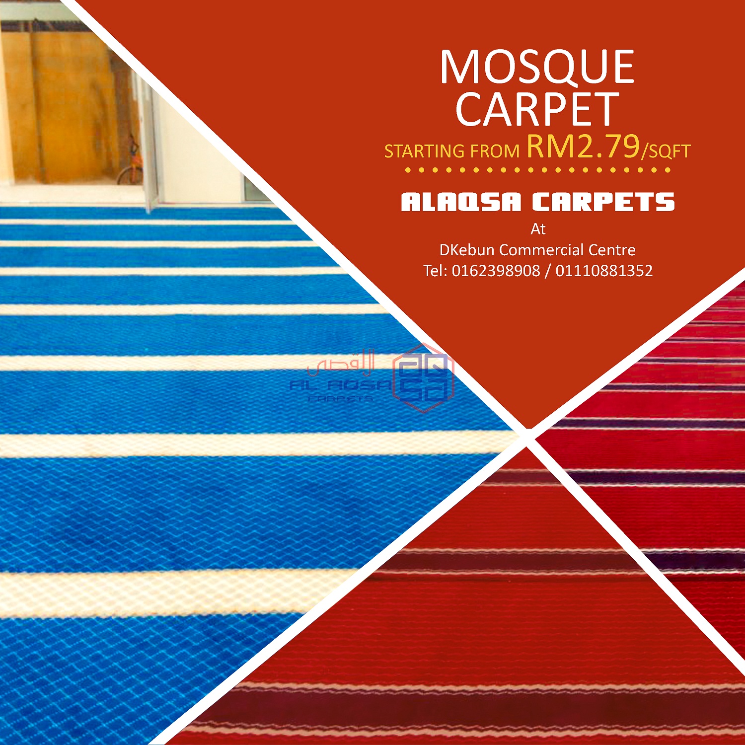 ALAQSA CARPETS KARPET MASJID DAN SURAU MURAH – CHEAP SURAU AND MOSQUE ...